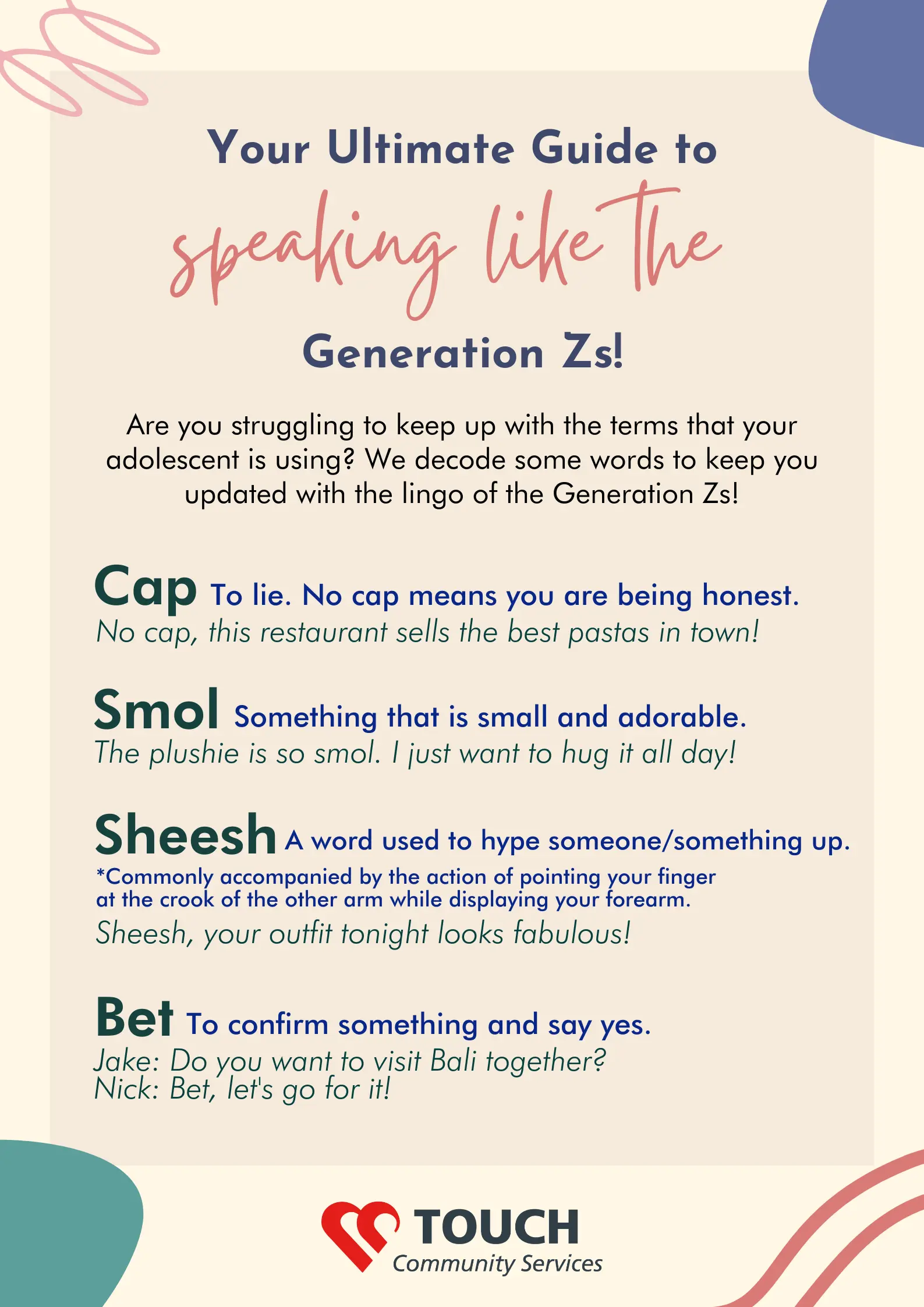 Speaking like Gen Zs! | TOUCH Community Services